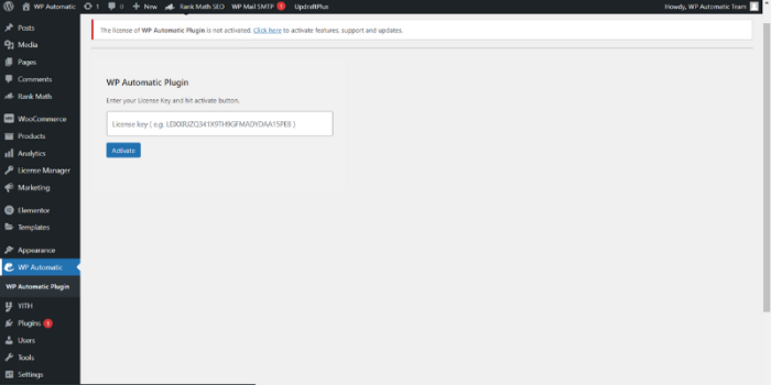 Download and Find your License Key