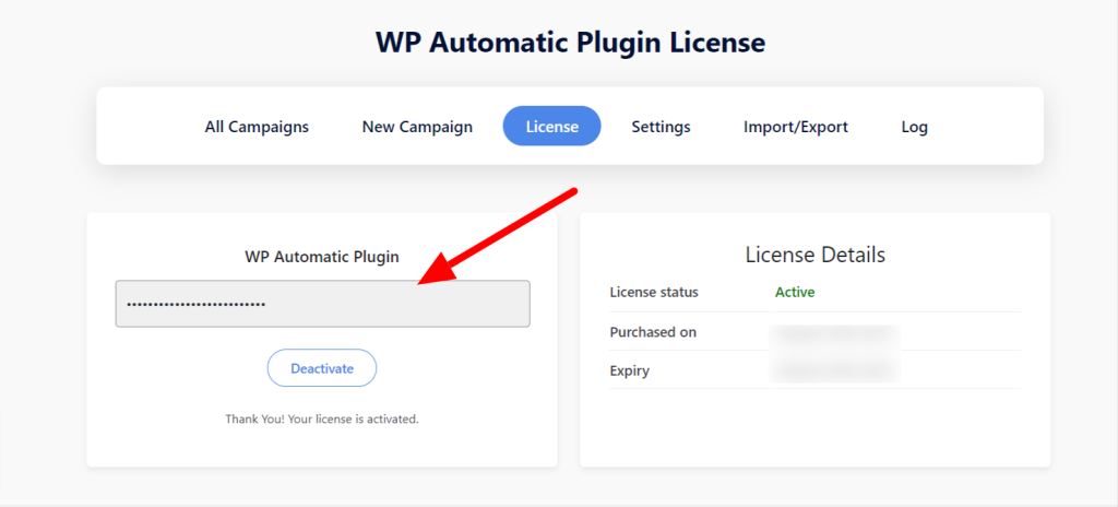 License Policy - WP Automatic