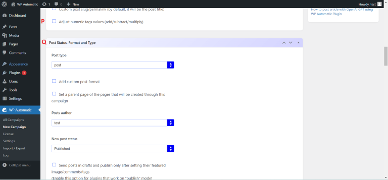 General Settings Documentation - WP Automatic