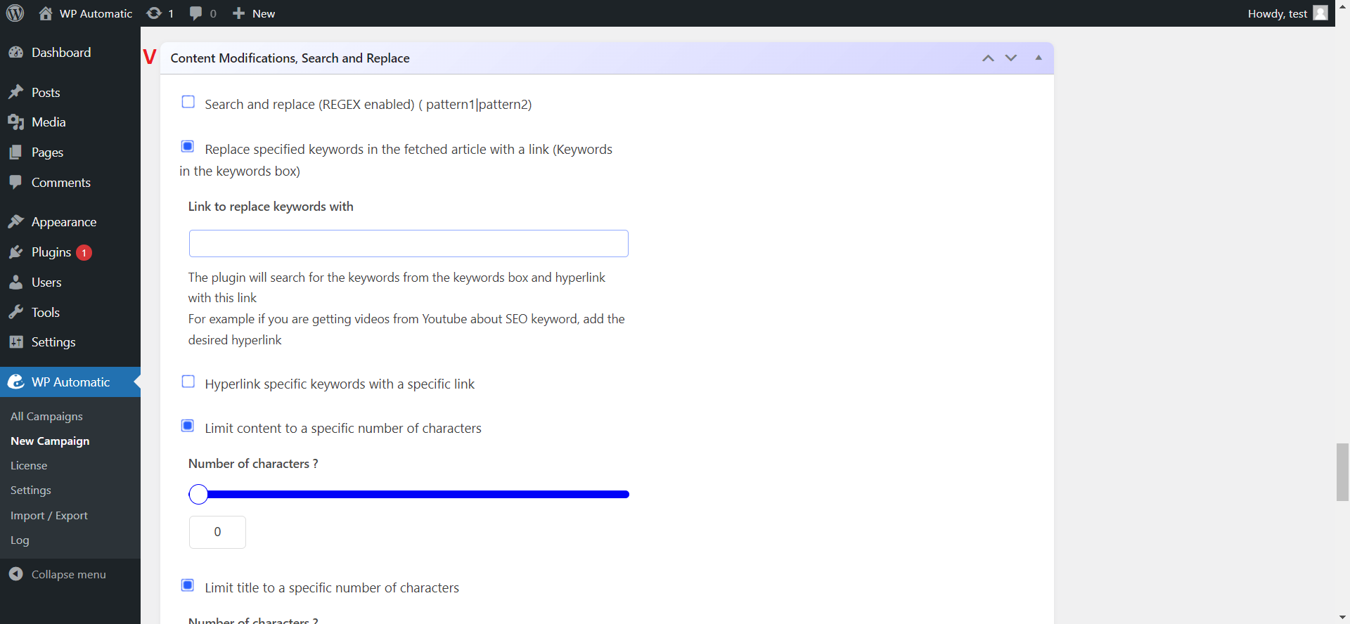 General Settings Documentation - WP Automatic